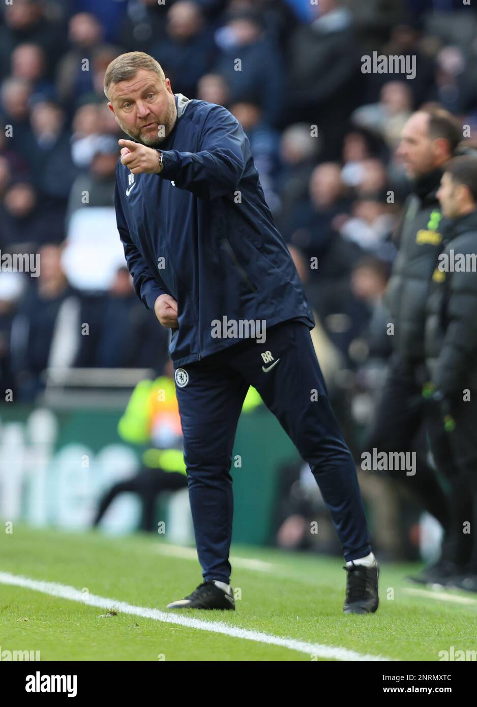 Chelsea's First Team coaches Billy Reid during the English Premier ...