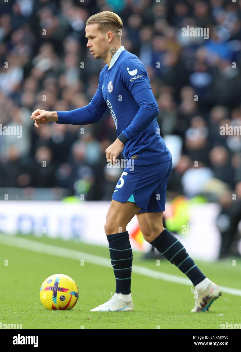 Chelsea's Mykhailo Mudryk in action during the English Premier League ...