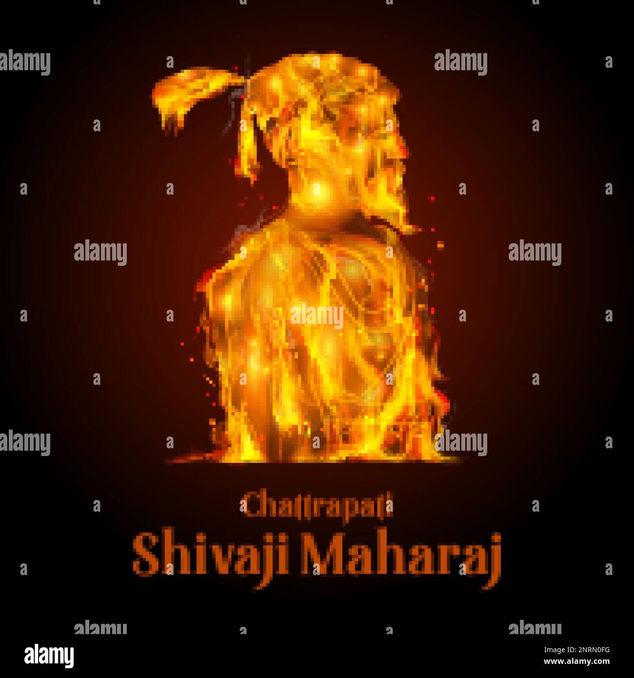 illustration of Chhatrapati Shivaji Maharaj, the great warrior of ...
