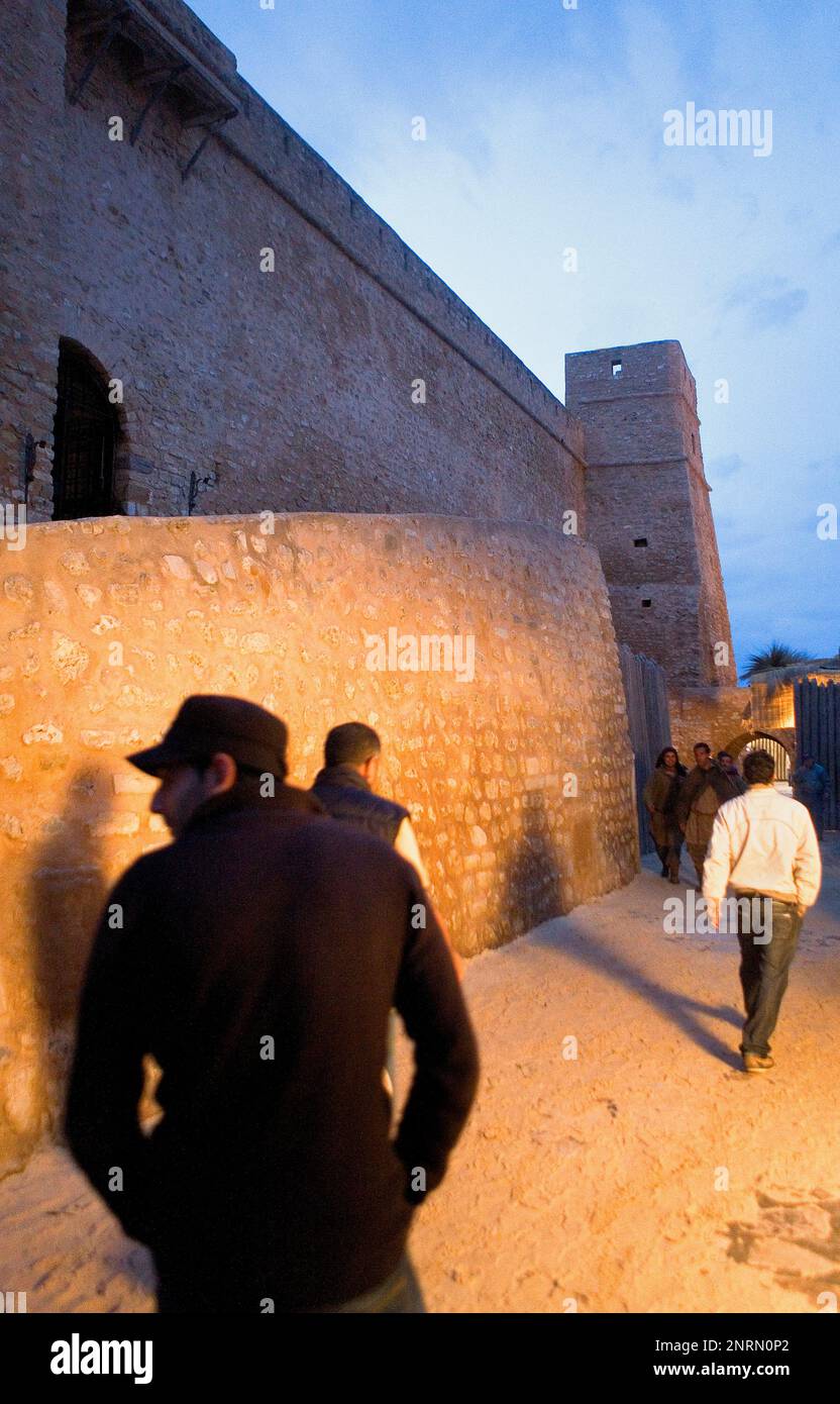 Tunez:Hammamet.Medina.fortress of Hammamet Stock Photo - Alamy