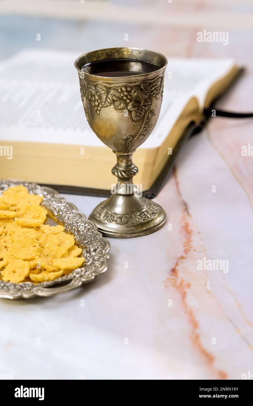 As Christian, Holy Communion is celebrated with unleavened bread, wine ...