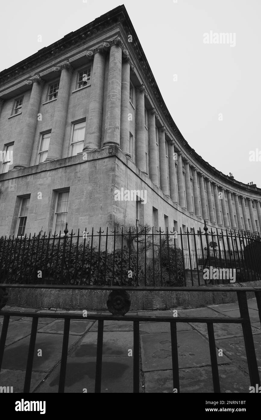 Bath Royal Crescent - Two sides of Marlborough Lane, Bath, Somerset ...