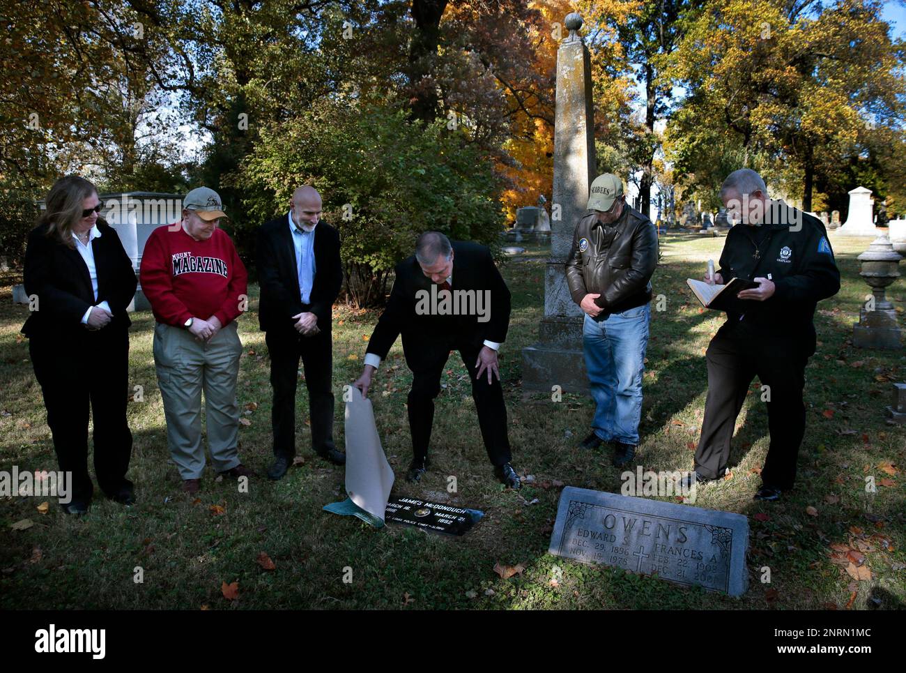 In this Sunday, Nov. 3, 2019 photo, retired O'Fallon, Mo. police chief ...
