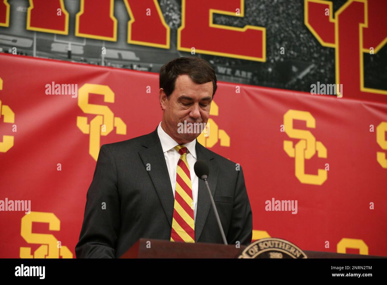 LOS ANGELES, CA - NOVEMBER 07: Mike Bohn speaks during a press ...
