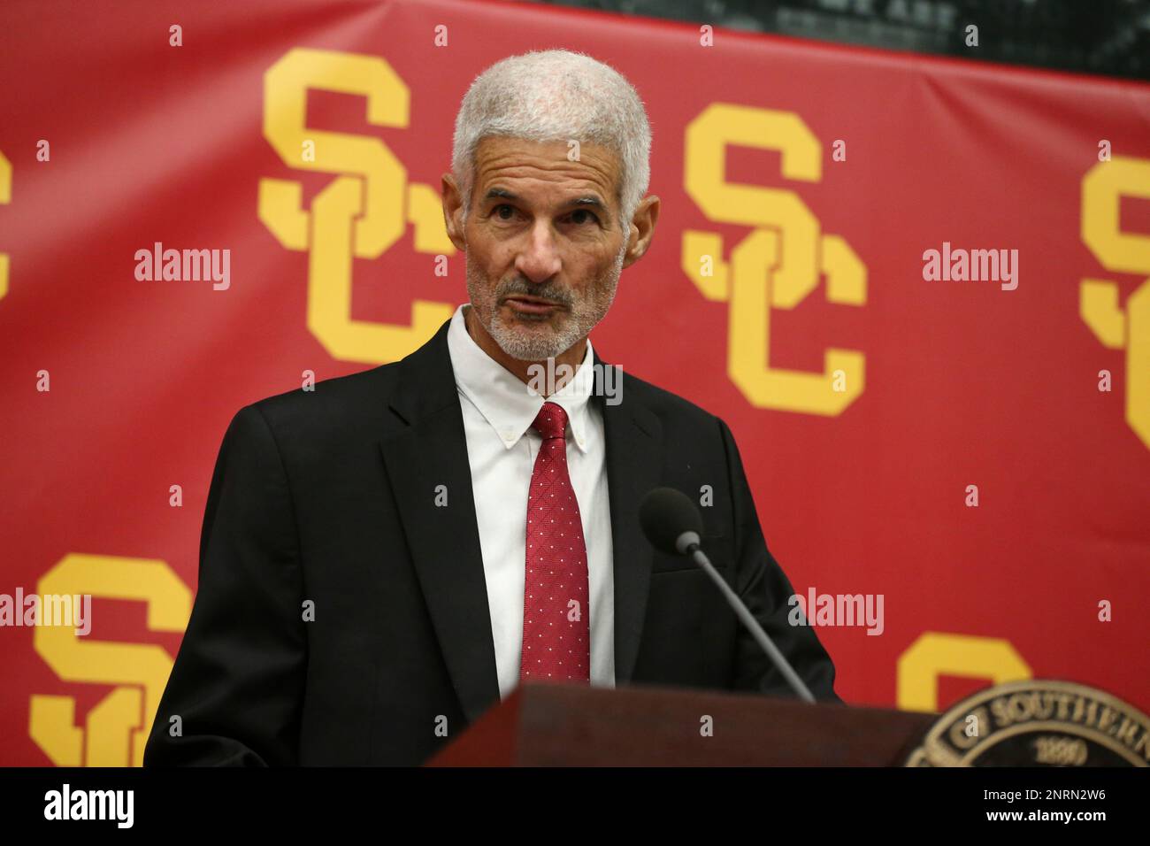 LOS ANGELES, CA - NOVEMBER 07: USC Sports Information Director Tim ...