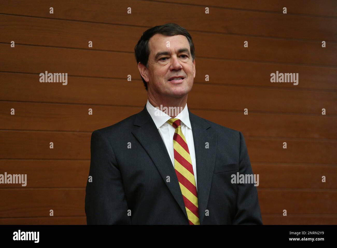 LOS ANGELES, CA - NOVEMBER 07: Mike Bohn during a press conference ...