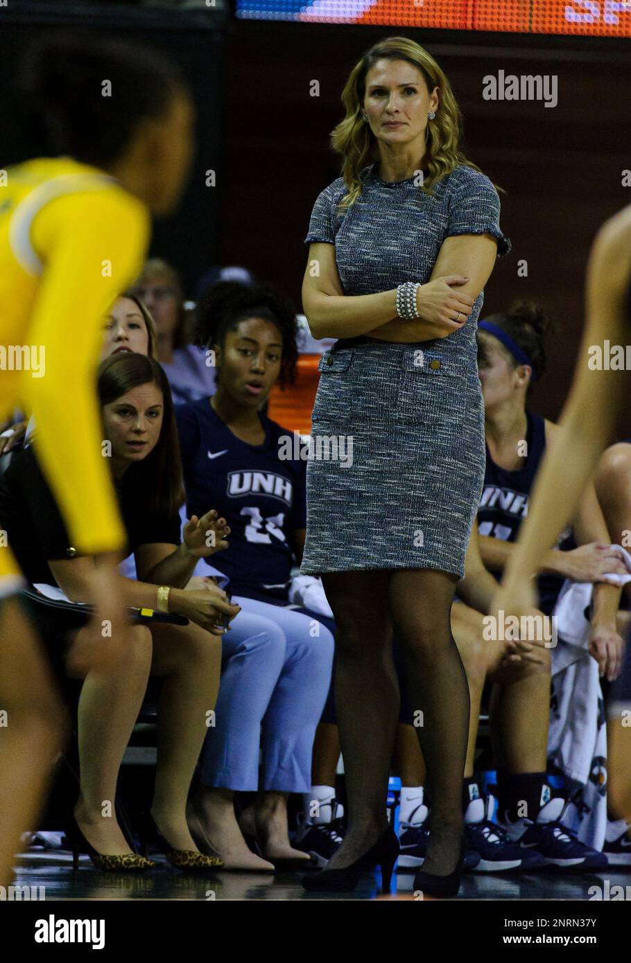 November 5 2019: New Hampshire Wildcats head coach Maureen Magarity on ...