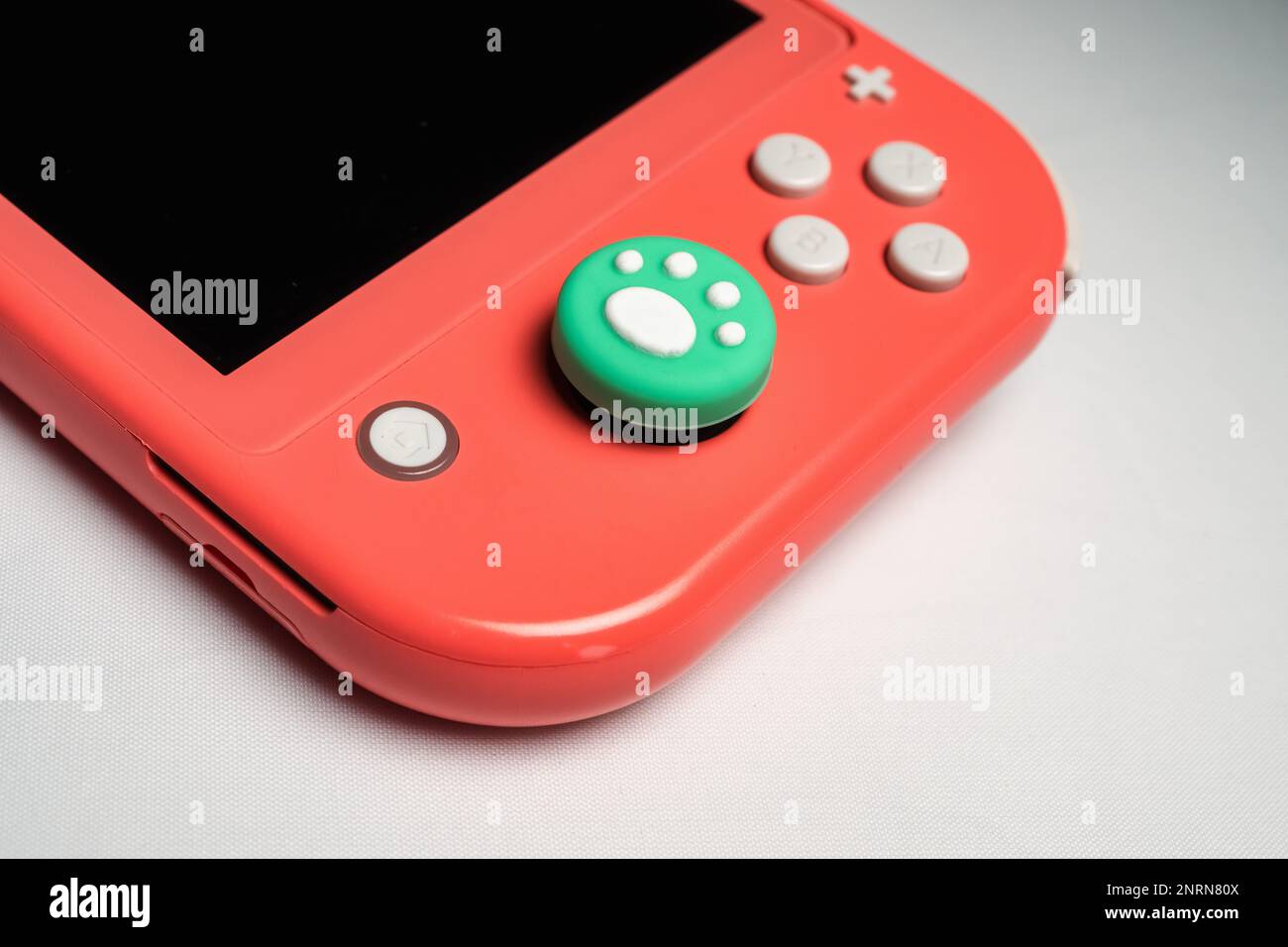 London, UK - 2023.02.13: Detailed close up photo of Coral Nintendo ...