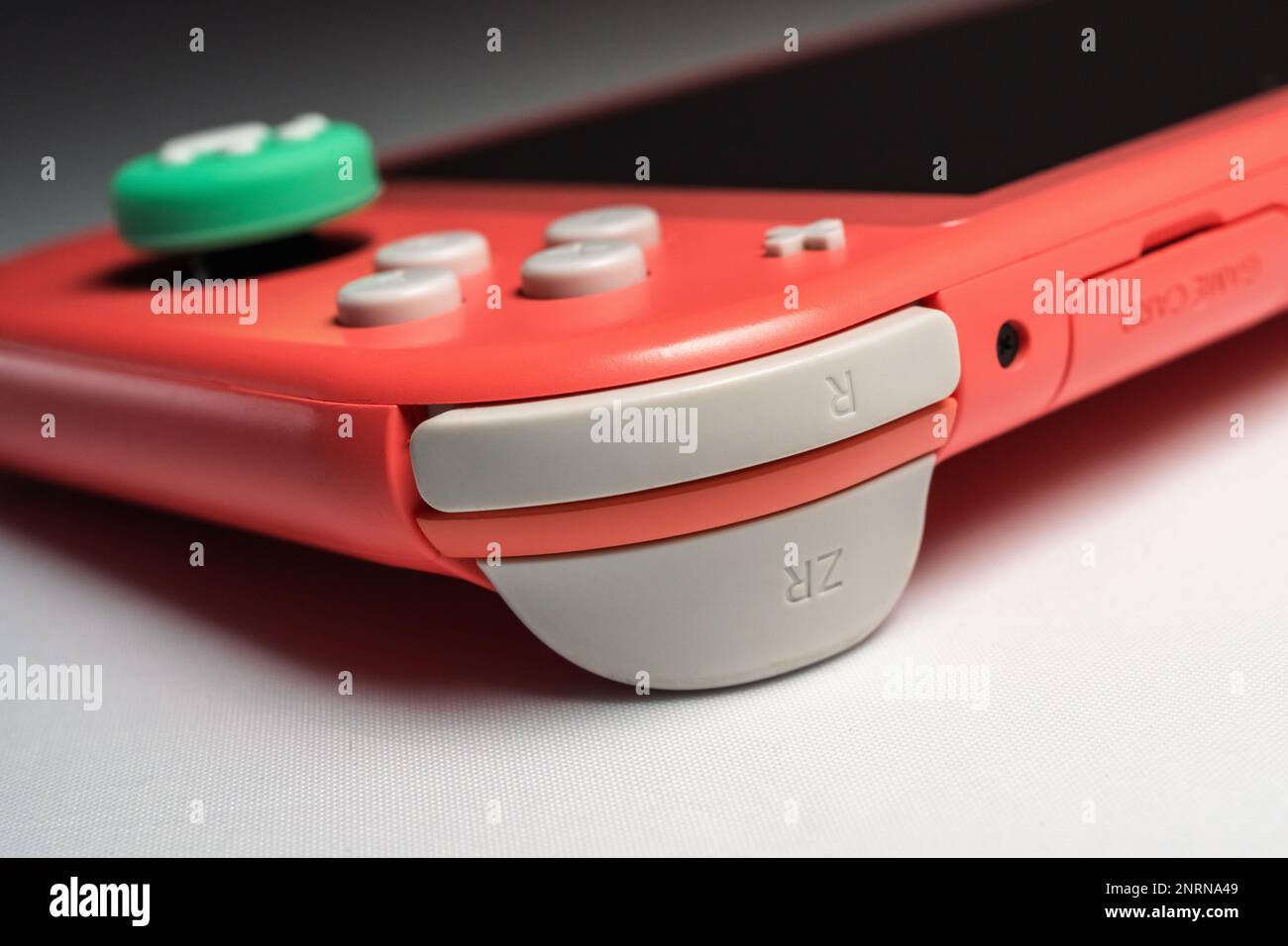 London, UK - 2023.02.13: Detailed close up photo of Coral Nintendo ...