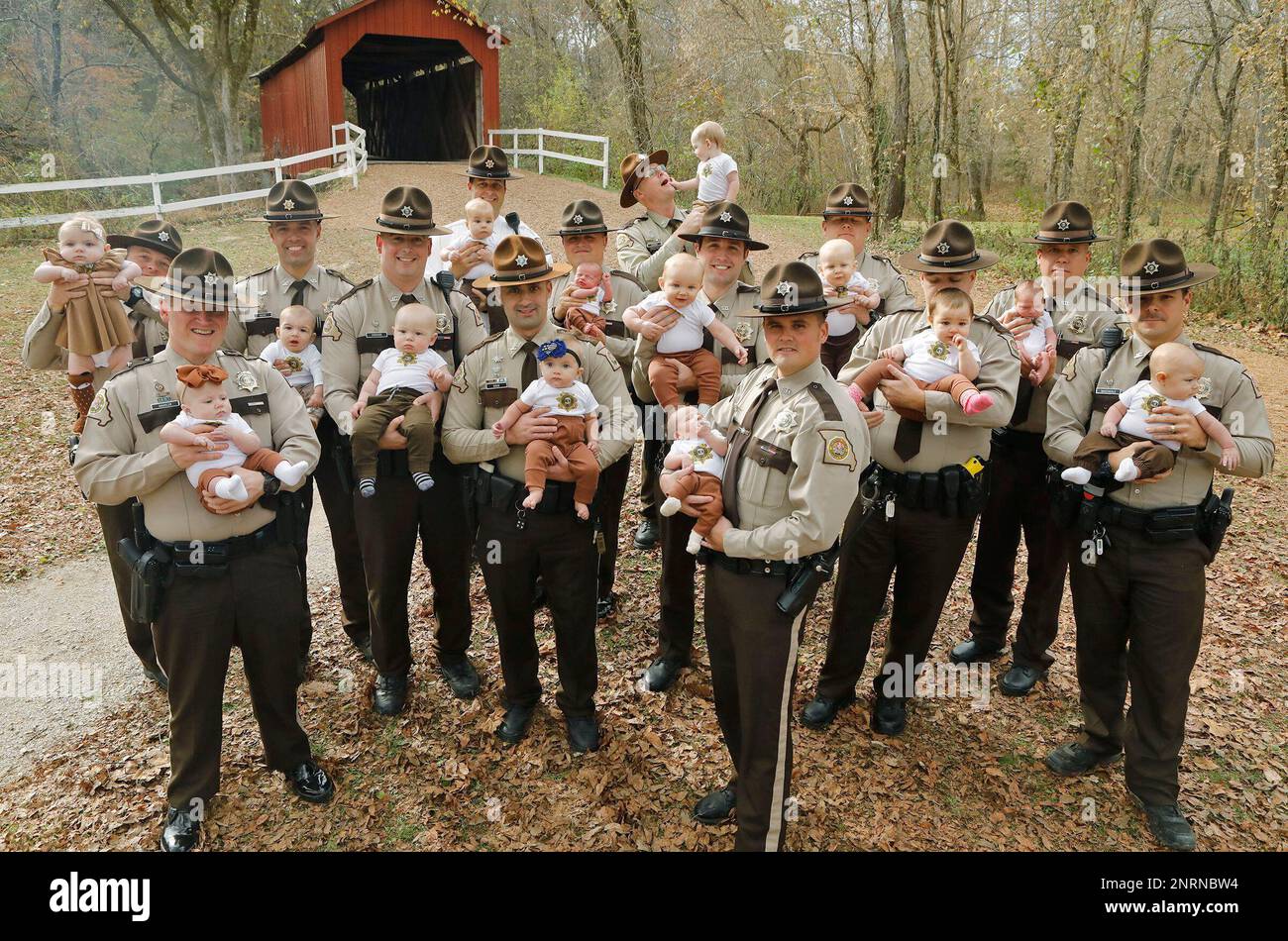 In this Nov. 4, 2019, photo fourteen Jefferson County Sheriffs Deputies ...