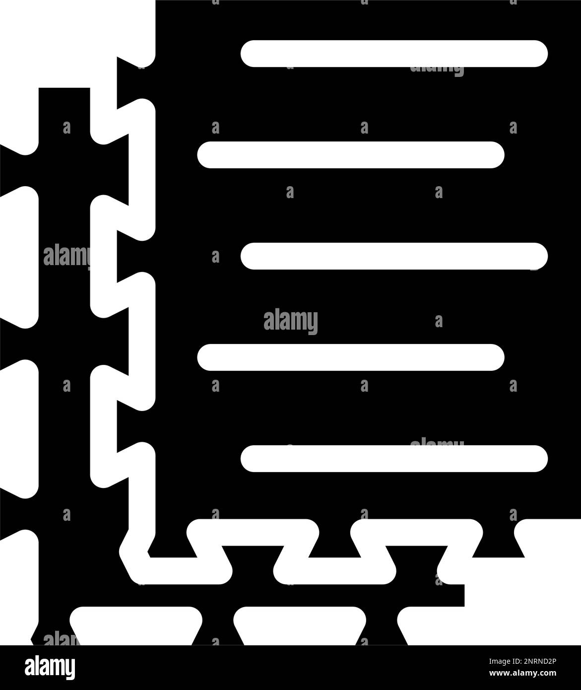 Mat fitness sport icon Black and White Stock Photos & Images - Alamy
