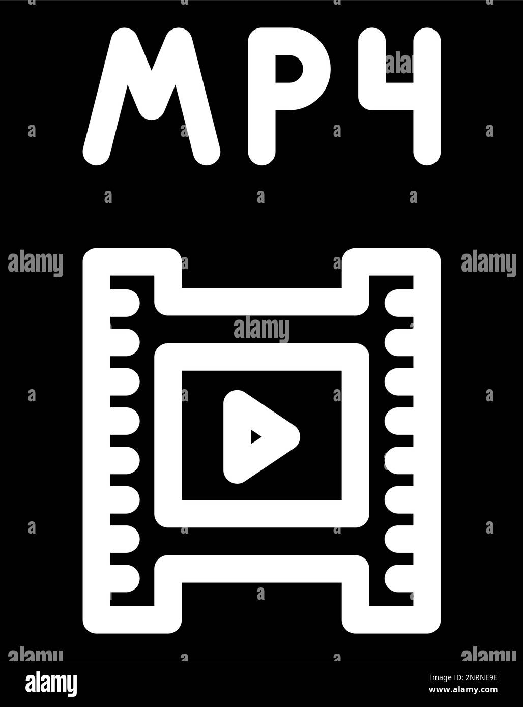 Mp4 format Black and White Stock Photos & Images - Alamy