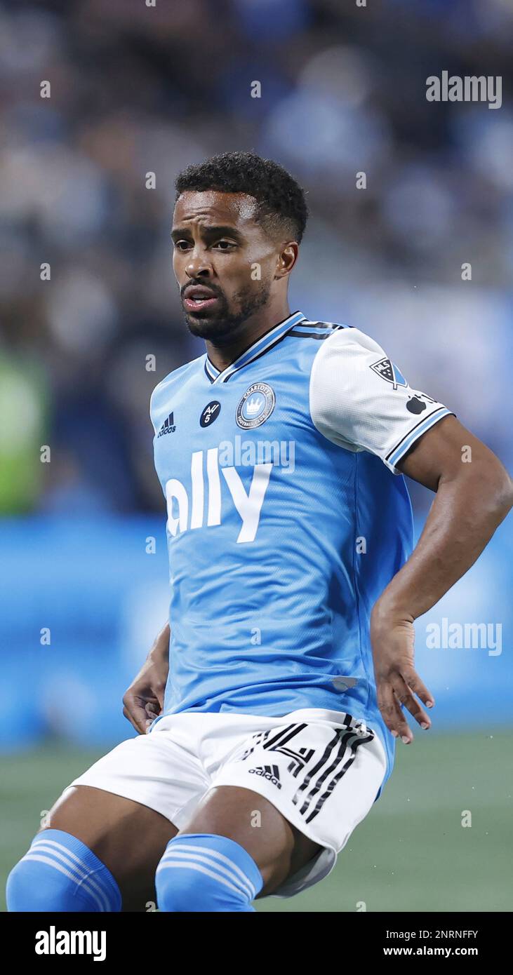Charlotte FC defender Nathan Byrne (14) during an MLS soccer match ...