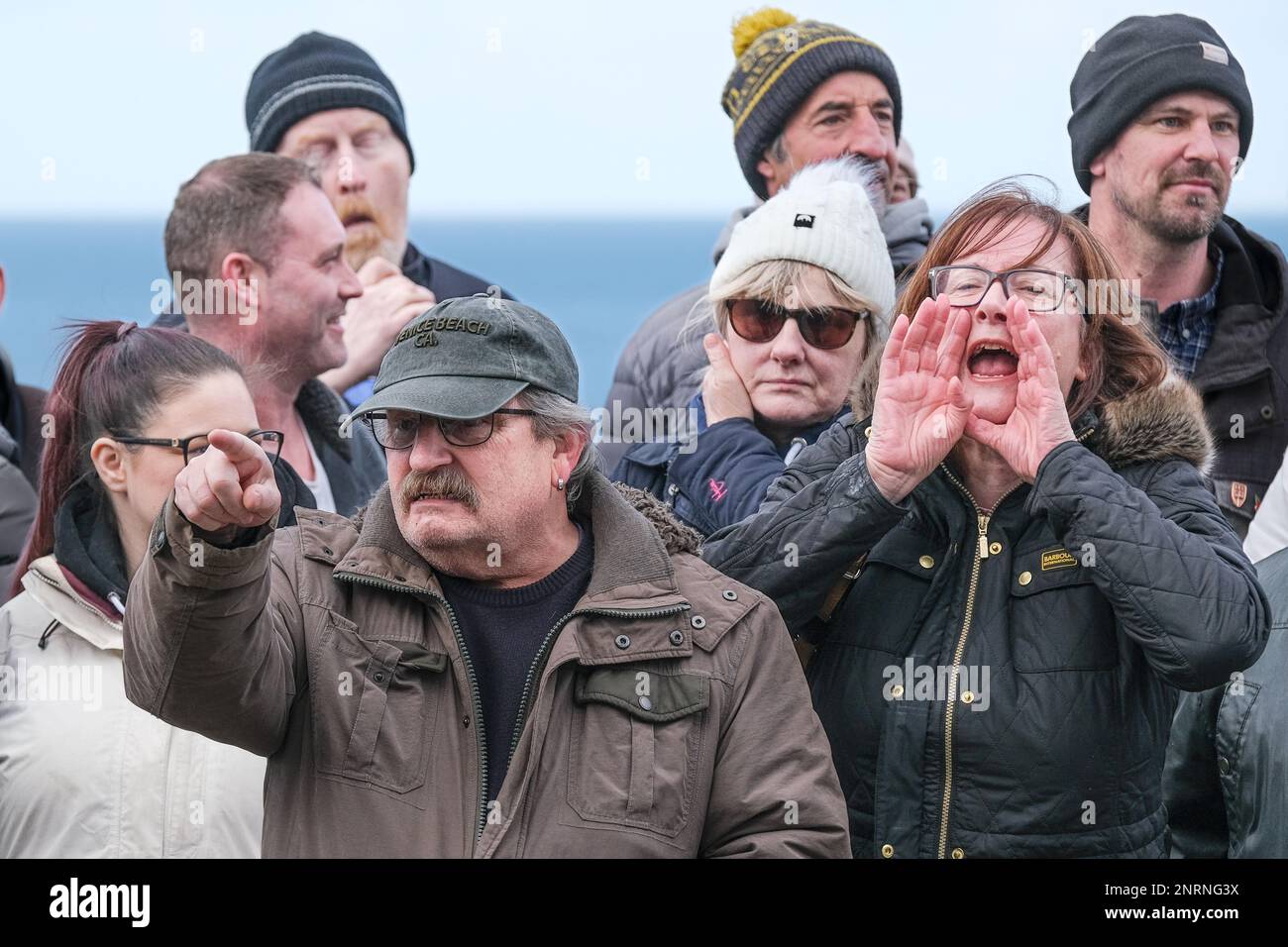 Upset Group Of People