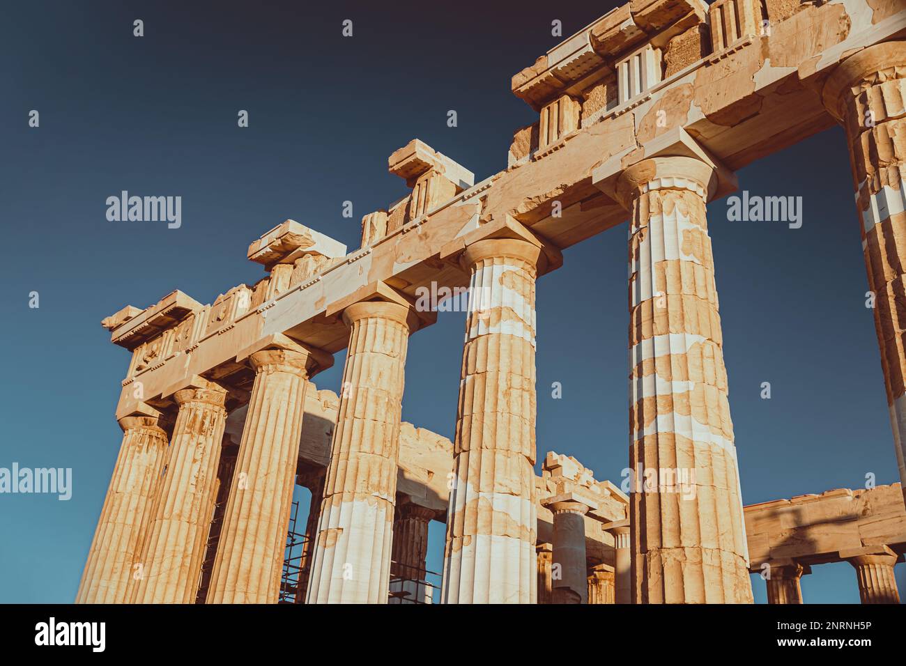 Beautiful Parthenon Ruins in Athens. Greece Stock Photo - Alamy