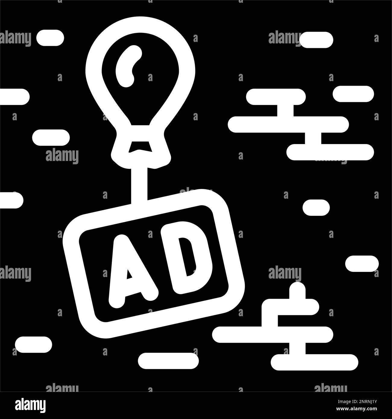 guerrilla advertising glyph icon vector illustration Stock Vector Image ...