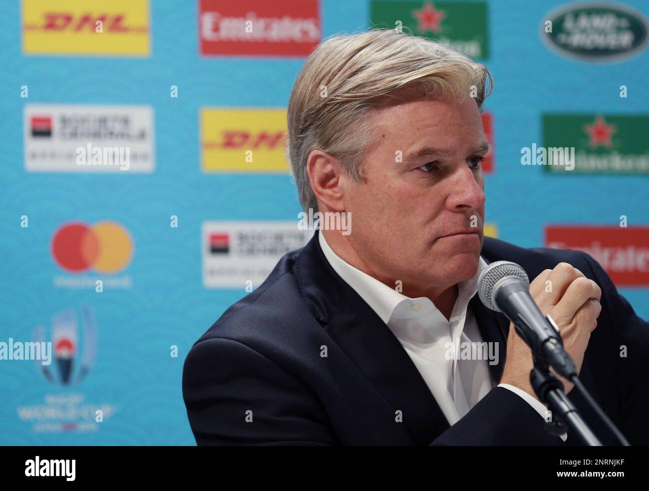 World Rugby CEO Brett Gosper attends Rugby World Cup 2019 Post ...