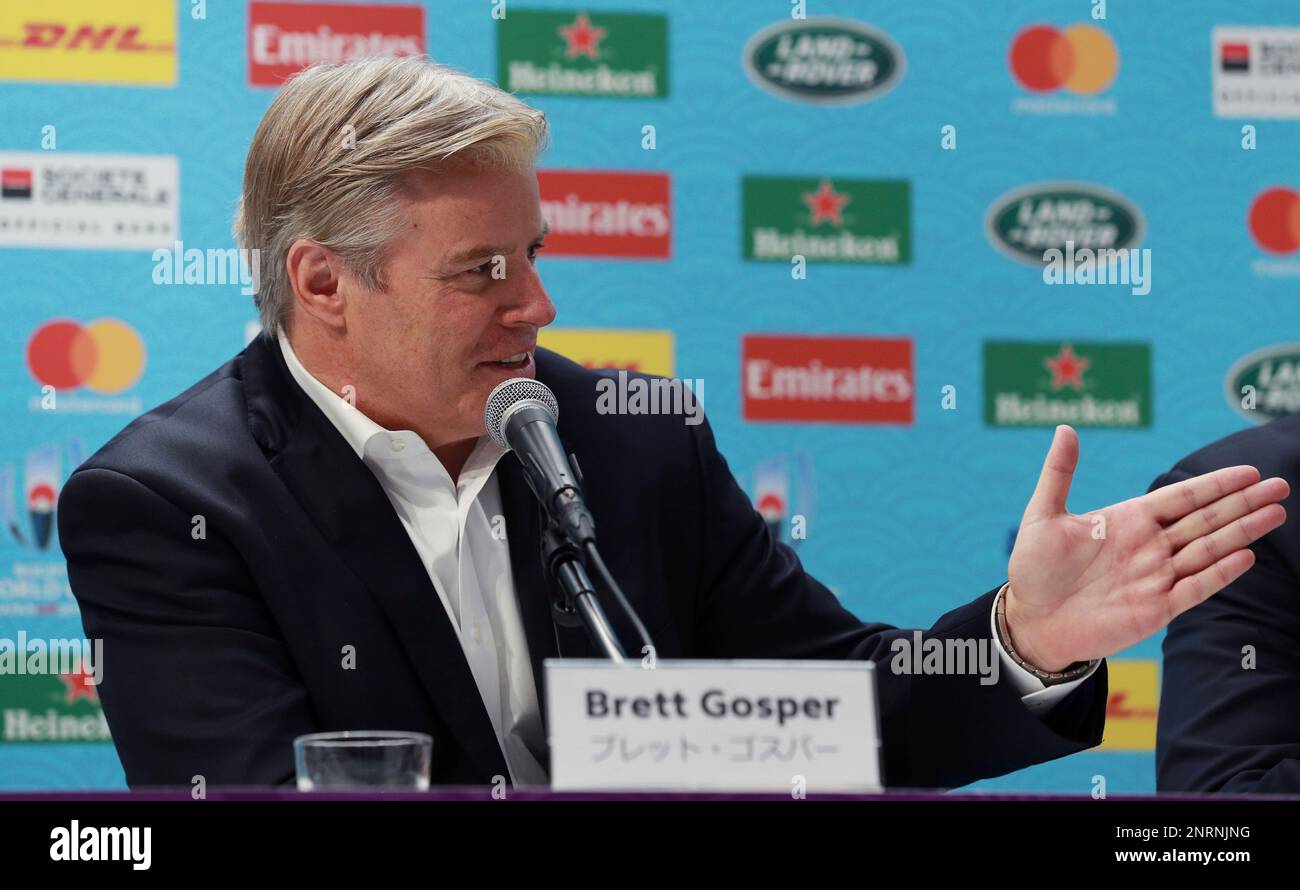 World Rugby CEO Brett Gosper attends Rugby World Cup 2019 Post ...