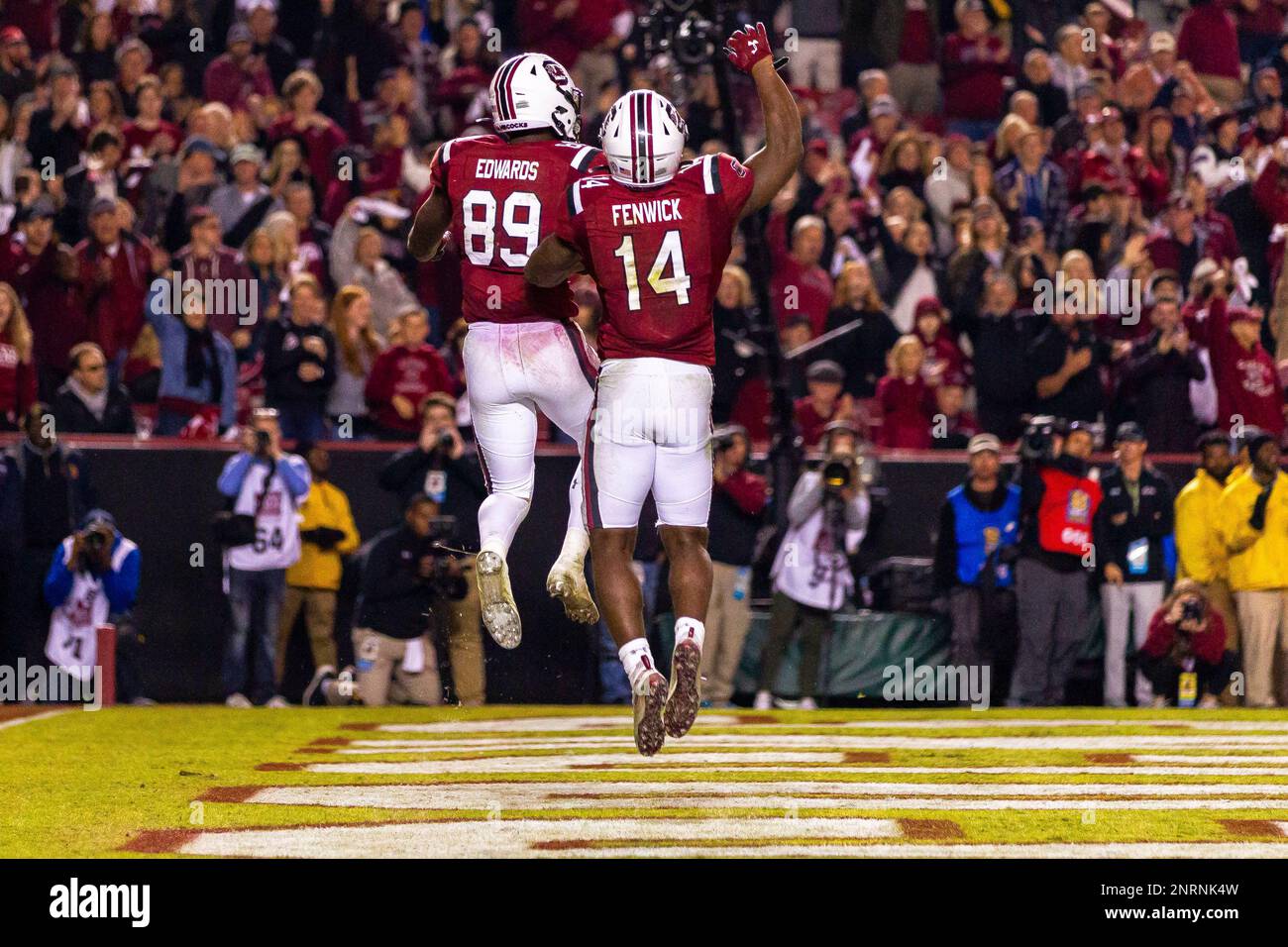 November 2, 2019: South Carolina Gamecocks wide receiver Bryan Edwards ...