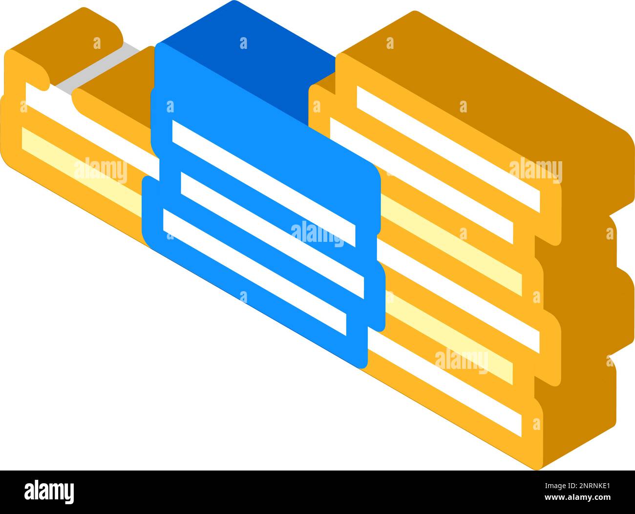 stack coin gold isometric icon vector illustration Stock Vector Image ...