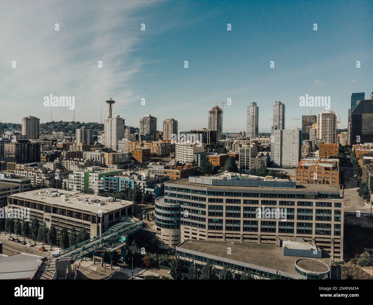 Aerial view of seattle neighborhood hi-res stock photography and images ...