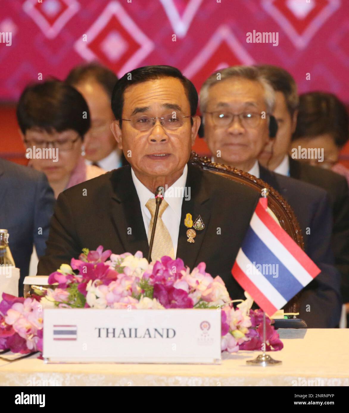 Thailand's Prime Minister Prayut Chan-O-Cha attends a general meeting ...