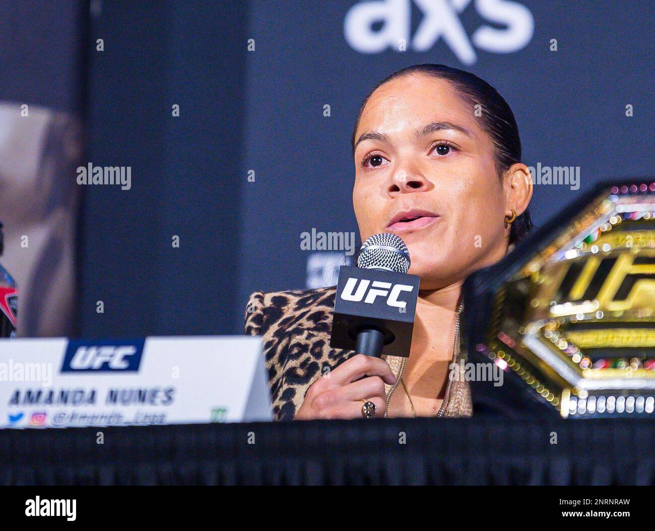 New York, NY, USA, 11/02/2019 - UFC 245 - Press Conference - Amanda ...