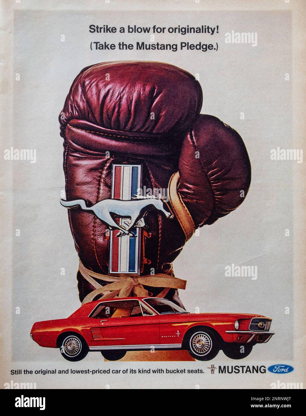 1960s ford mustang ad hi-res stock photography and images - Alamy
