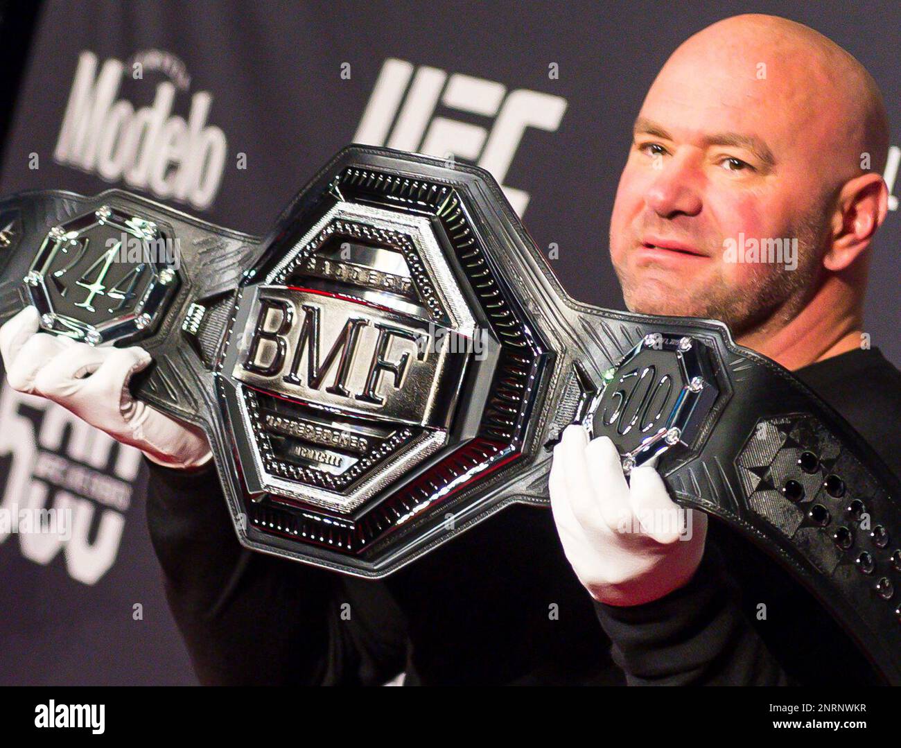 New York, NY, USA, 11/01/2019 - UFC 244 - Weighing - Dana White, UFC ...