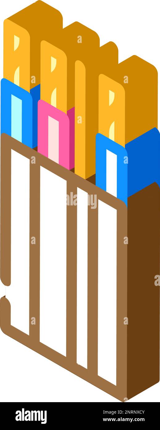 uf underground feeder cable isometric icon vector illustration Stock ...