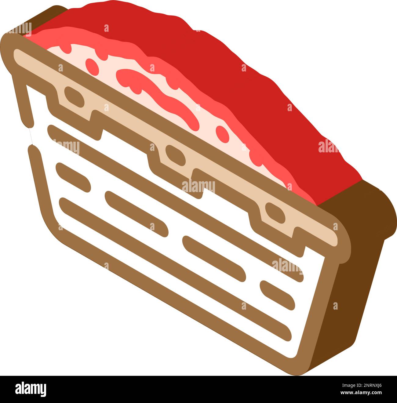 meat lug isometric icon vector illustration Stock Vector Image & Art ...