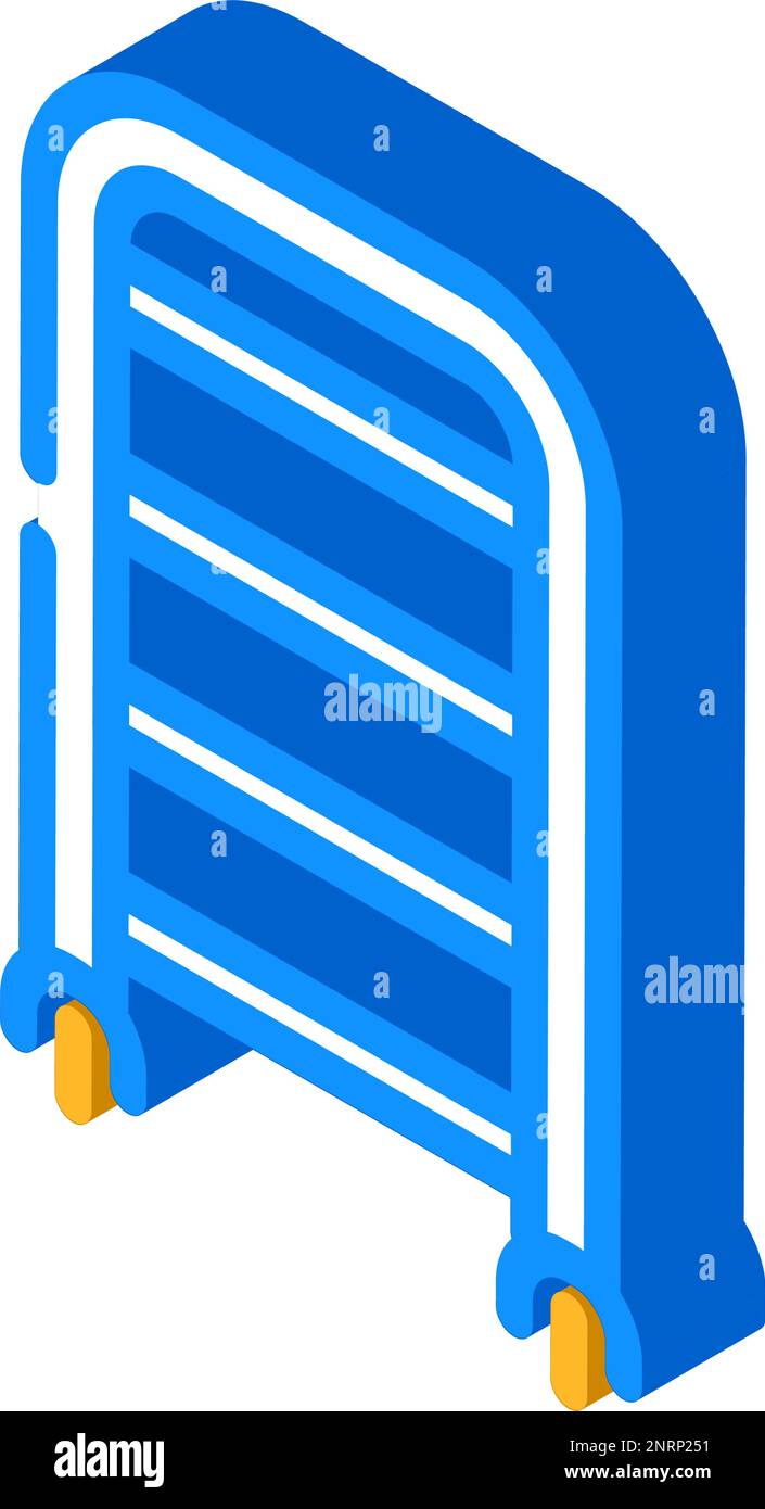 meat department rack isometric icon vector illustration Stock Vector ...