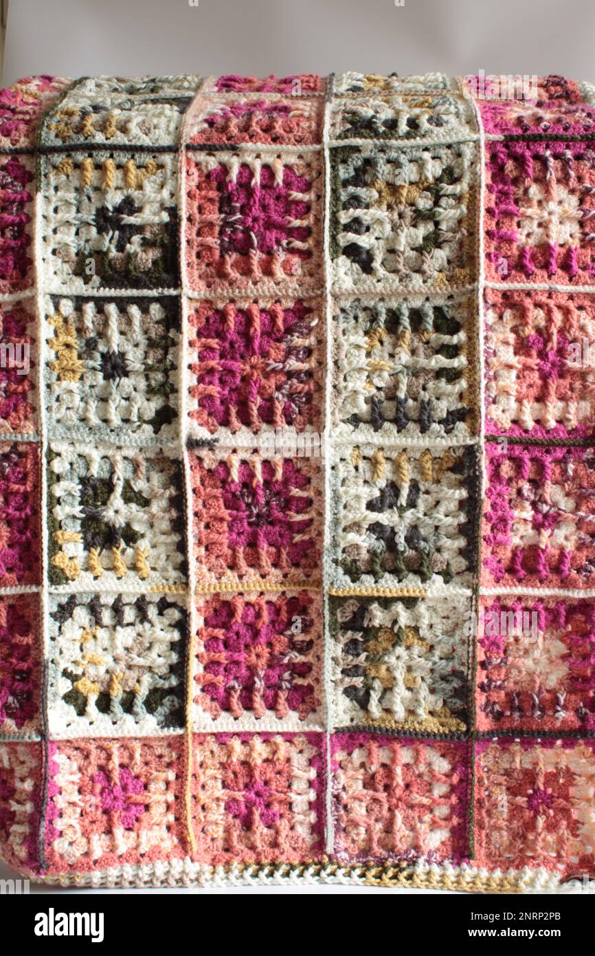 Crochet squares hi-res stock photography and images - Alamy