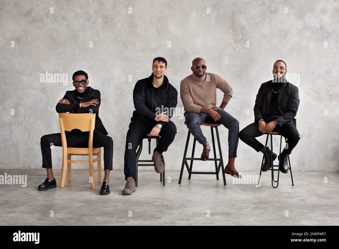 Group Of Male Models