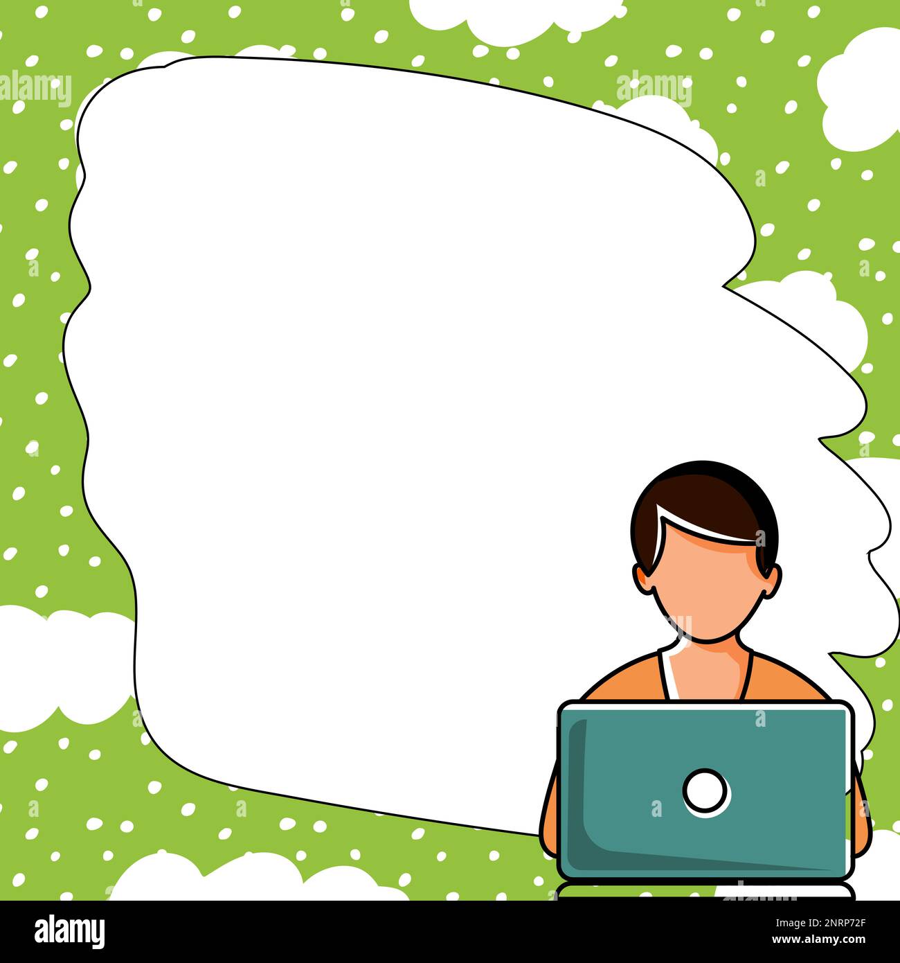 Child man nature empty Stock Vector Images - Alamy