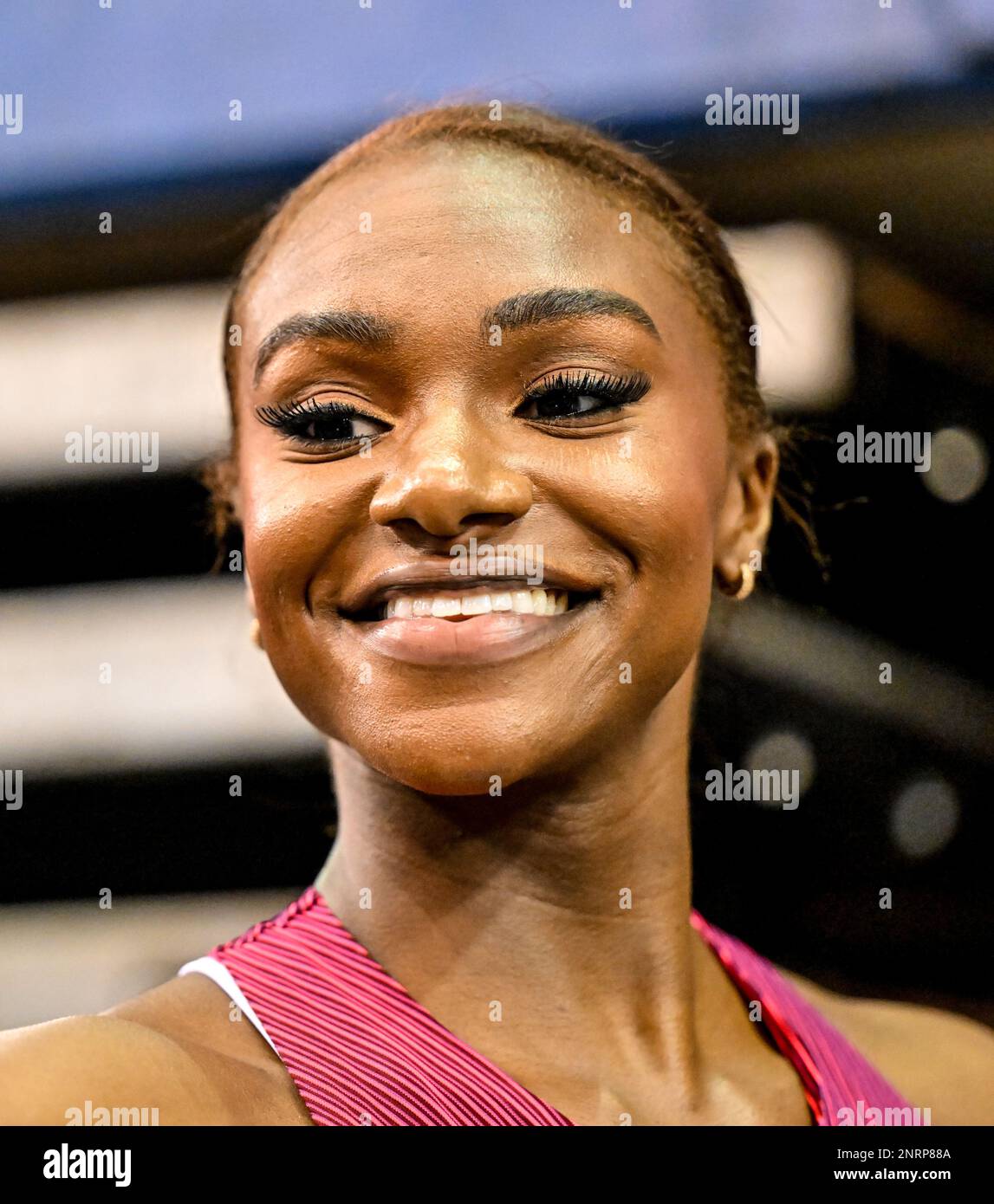 Dina ASHER-SMITH (Great Britain) after Winning the Womens 60M at the ...