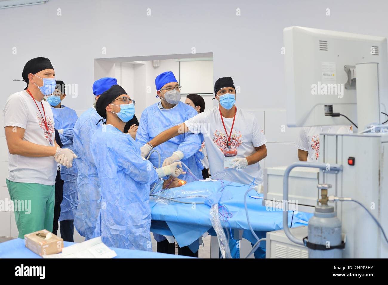 Thyroid surgery workshop on cadaver Stock Photo - Alamy