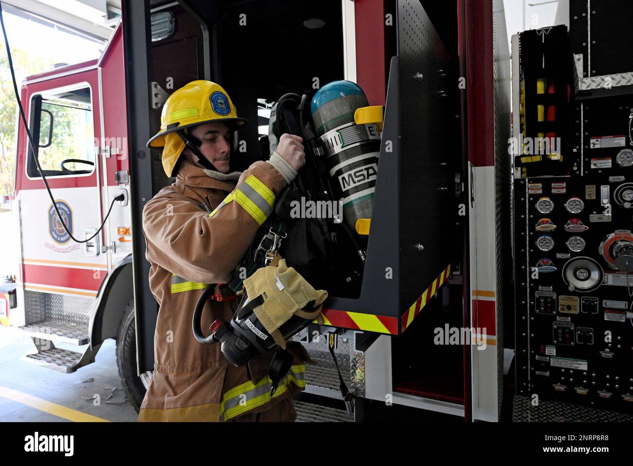 In a October 18, 2019 photo, Jacob Oursler, Howard County Department of ...