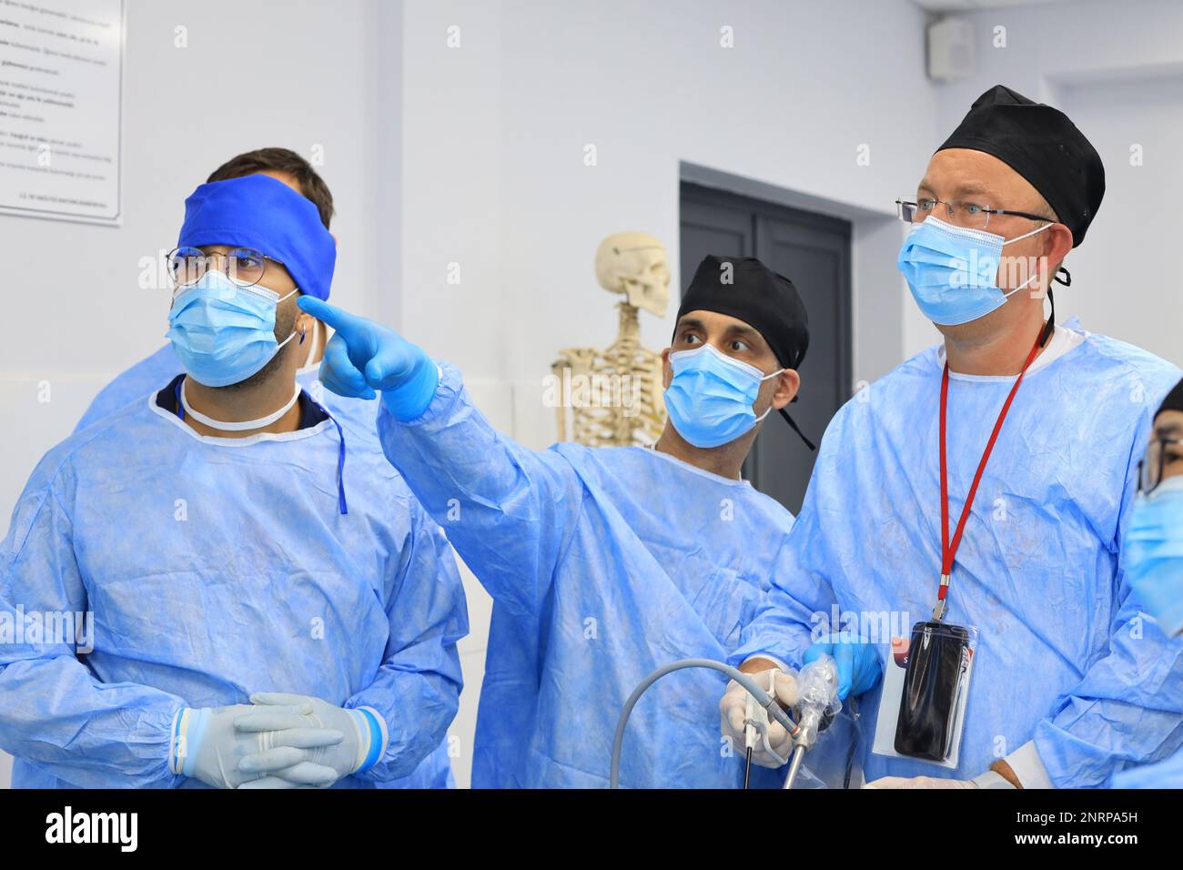 Thyroid surgery workshop on cadaver Stock Photo - Alamy