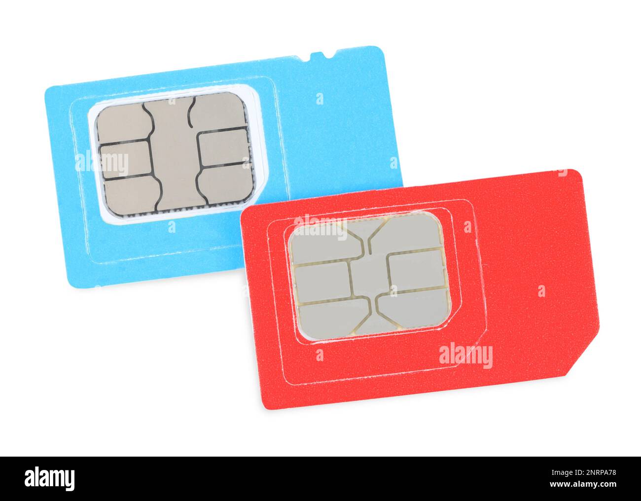 Prepaid wireless phone sim cards Cut Out Stock Images & Pictures - Alamy