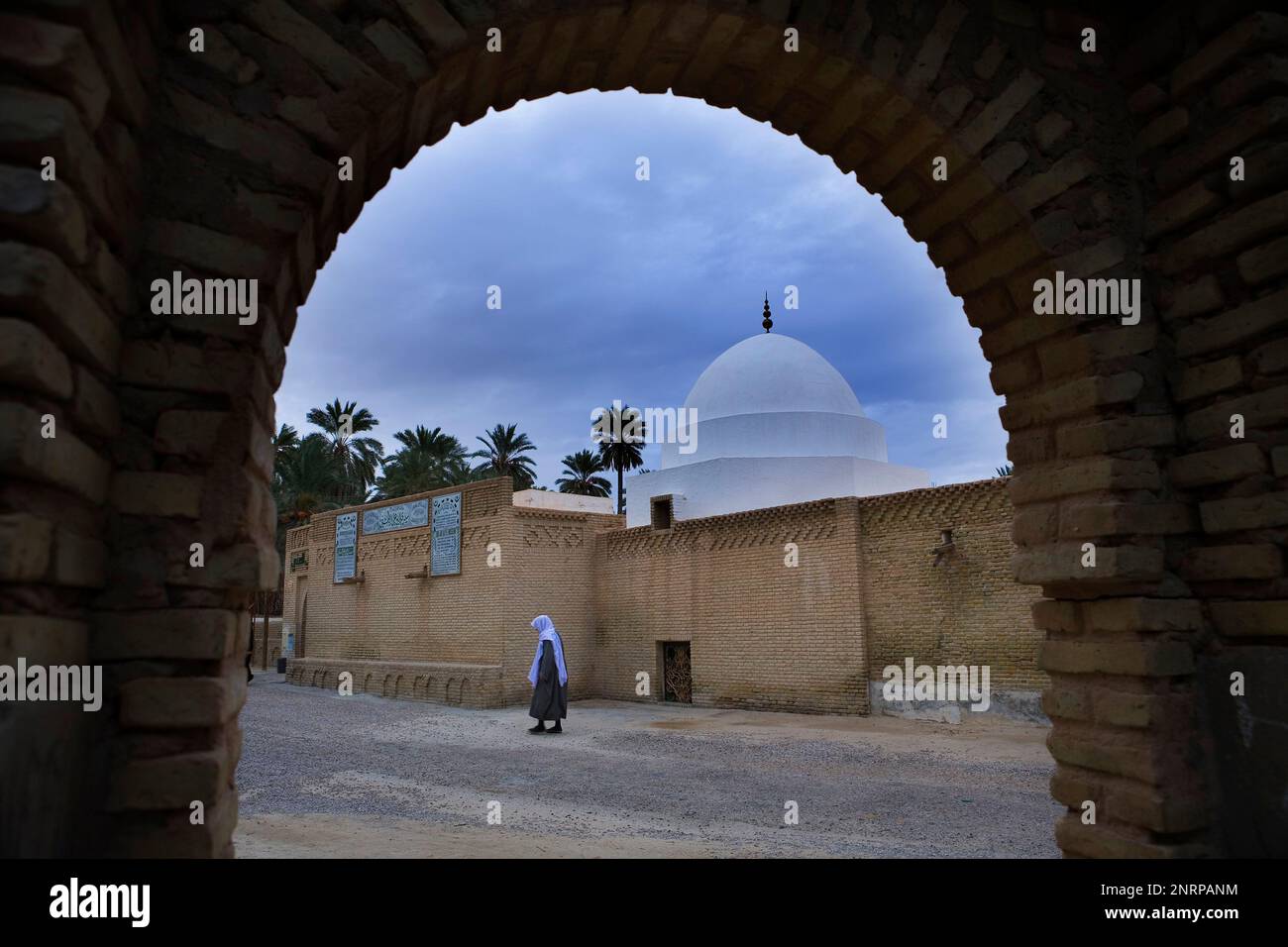 Tunisia.Nefta. Tomb of Sidi Bou Ali Stock Photo - Alamy