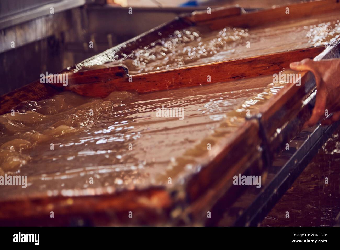 Hanji, traditional Korean paper, paper doll handmade from mulberry ...