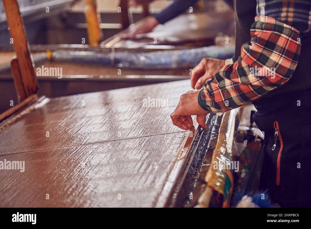 Hanji, traditional Korean paper, paper doll handmade from mulberry ...