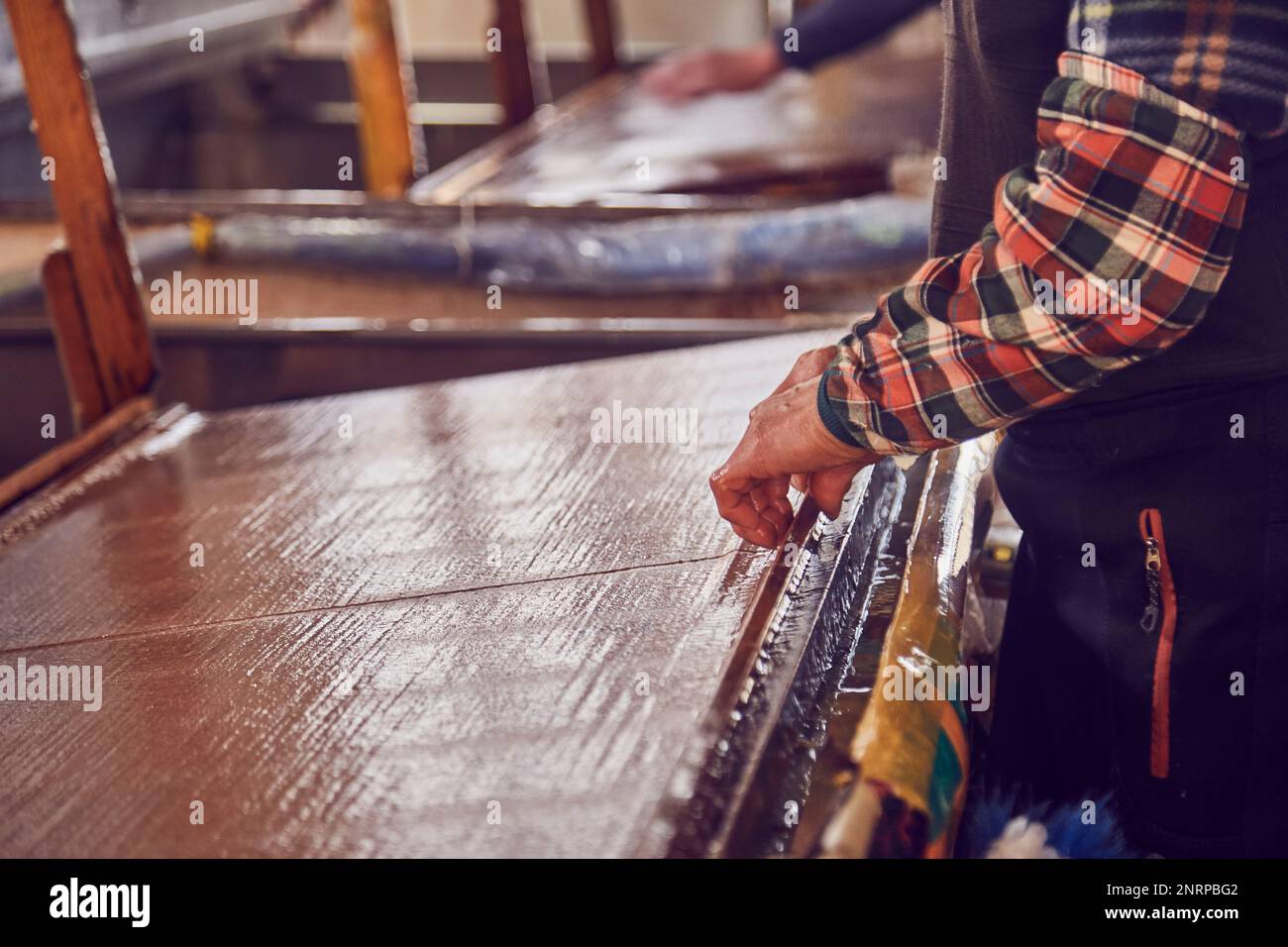 Hanji, traditional Korean paper, paper doll handmade from mulberry ...