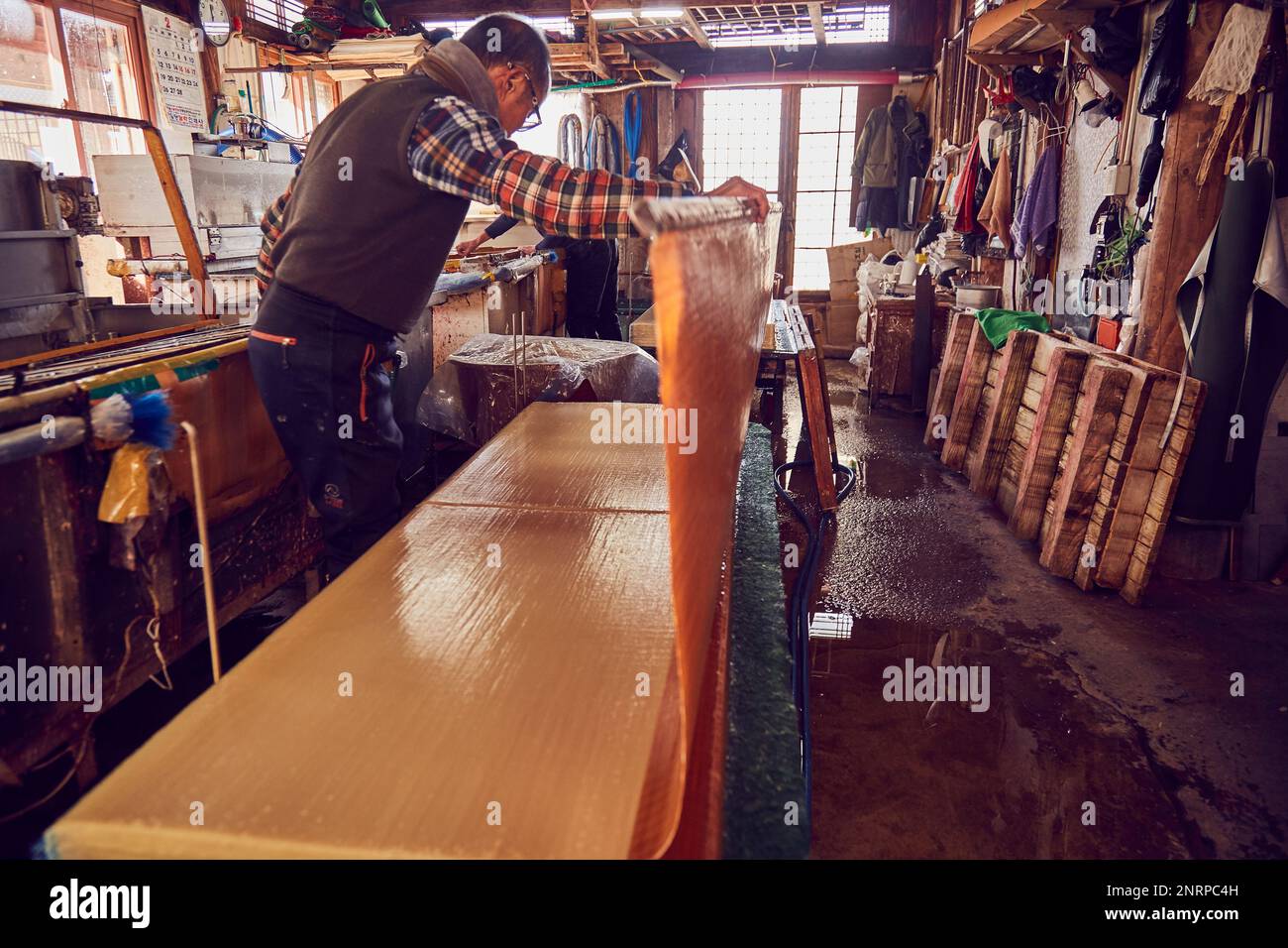Hanji, traditional Korean paper, paper doll handmade from mulberry ...