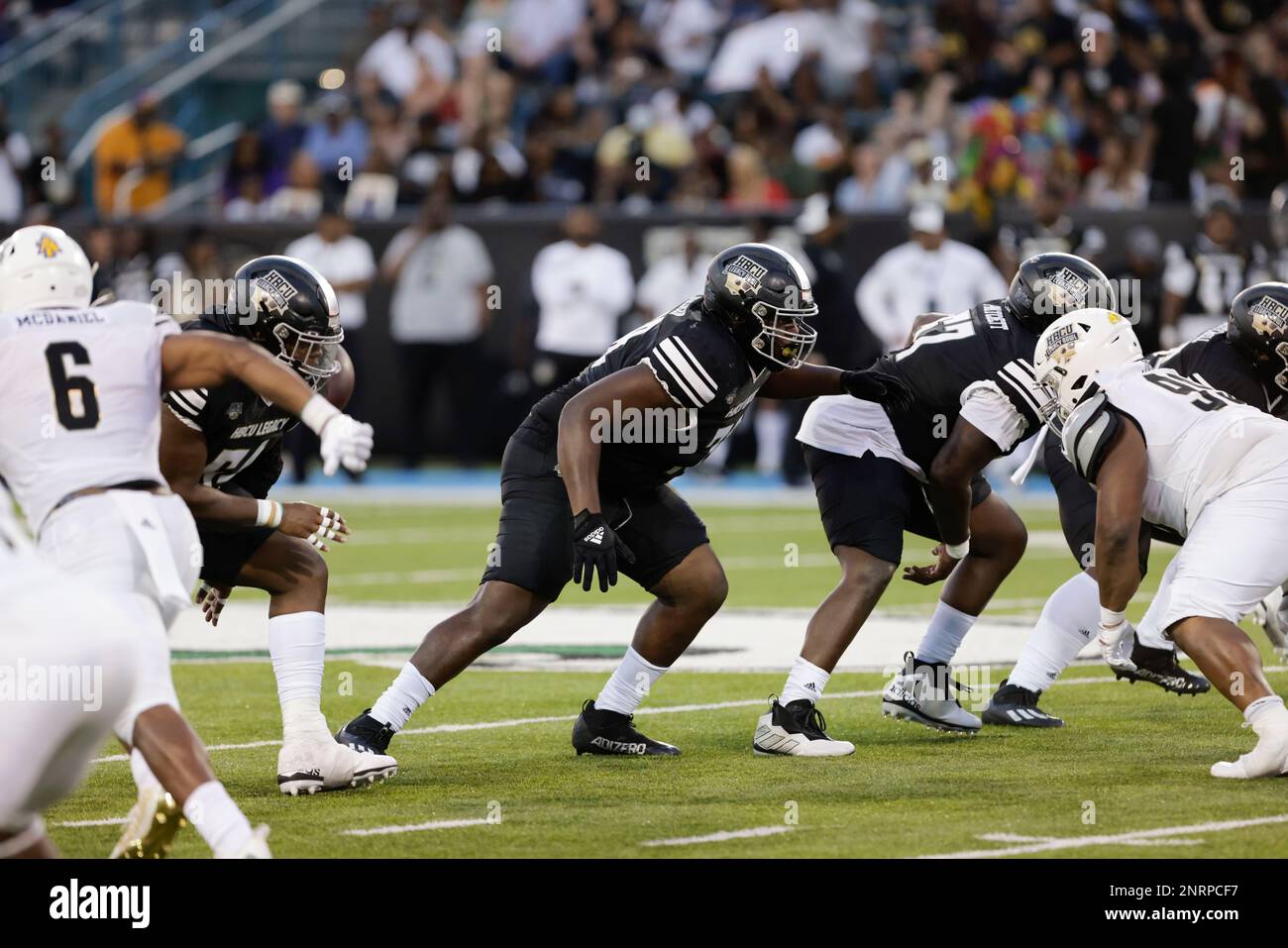 Team Robinson offensive lineman Jordan Johnson (78) of Prairie View A&M ...