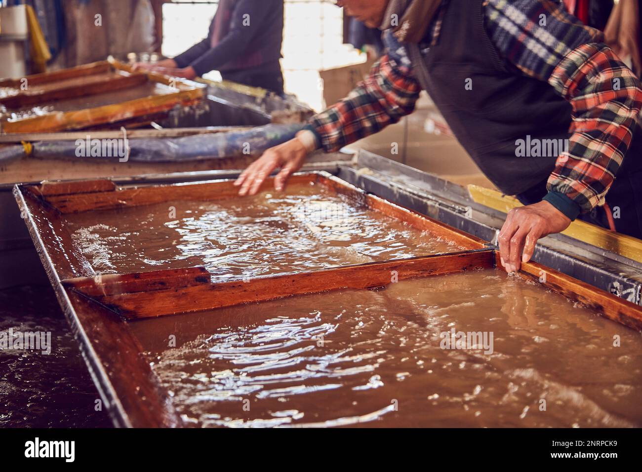 Hanji, traditional Korean paper, paper doll handmade from mulberry ...