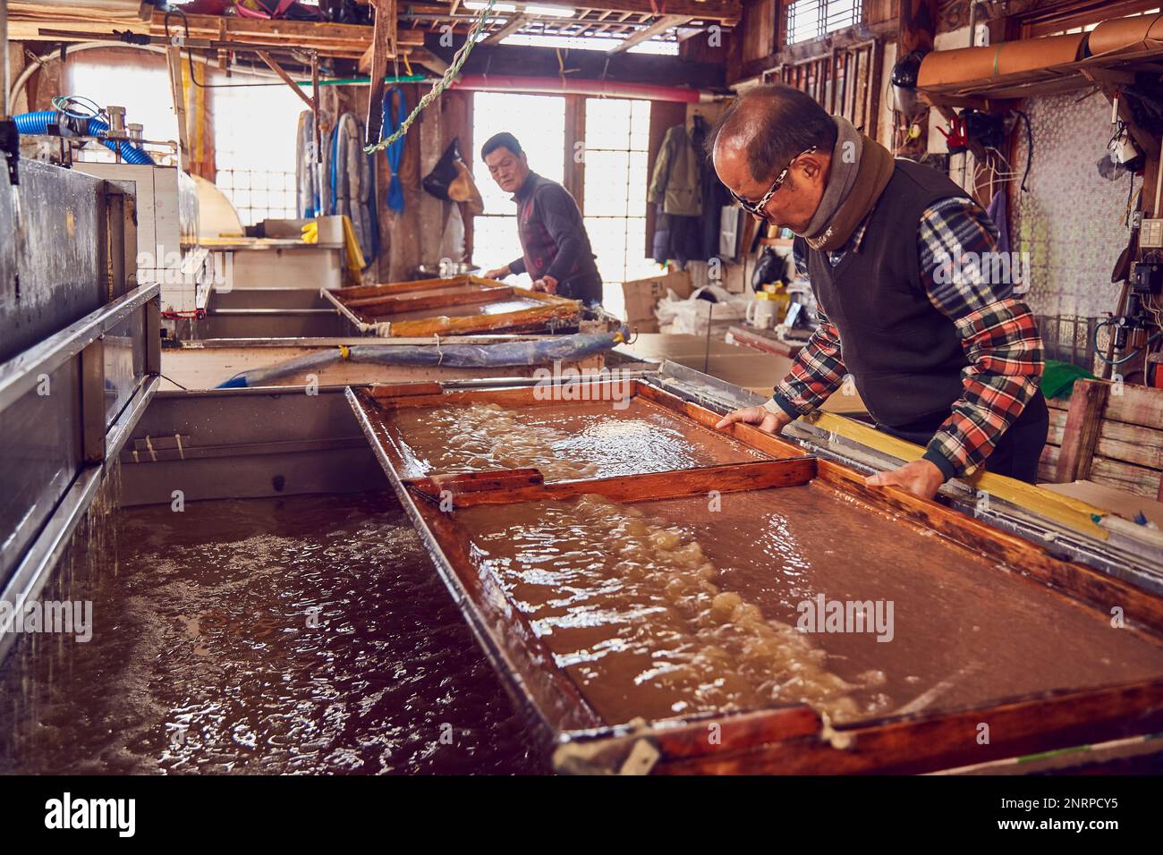 Hanji, traditional Korean paper, paper doll handmade from mulberry ...