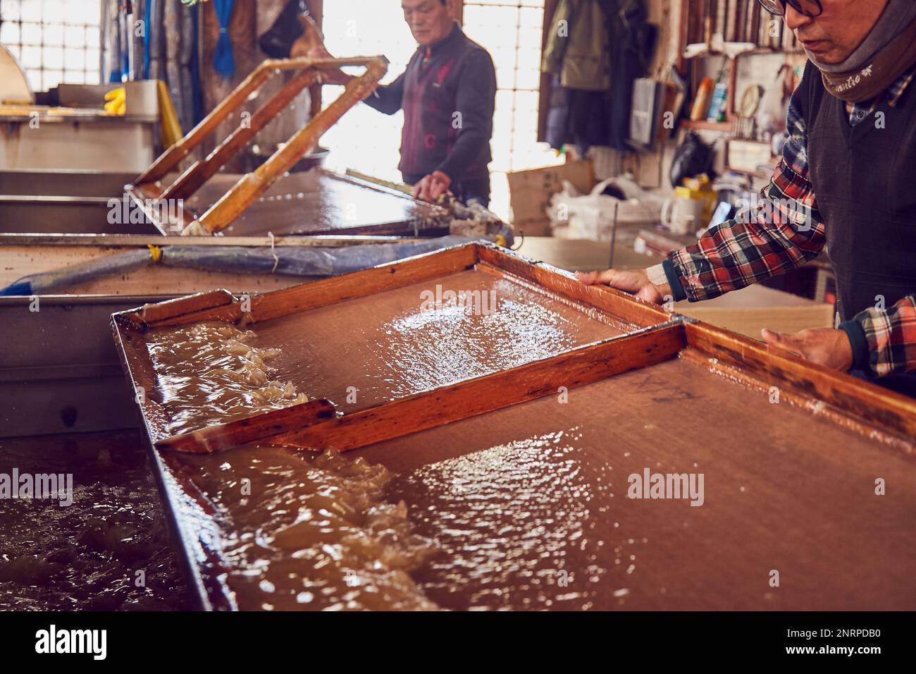 Hanji, traditional Korean paper, paper doll handmade from mulberry ...