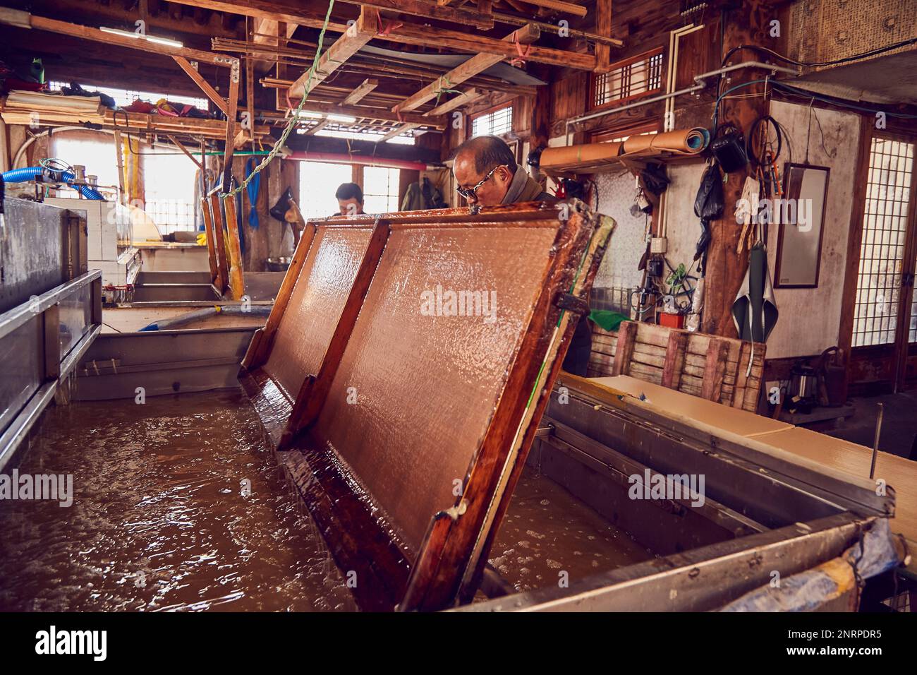 Hanji, traditional Korean paper, paper doll handmade from mulberry ...